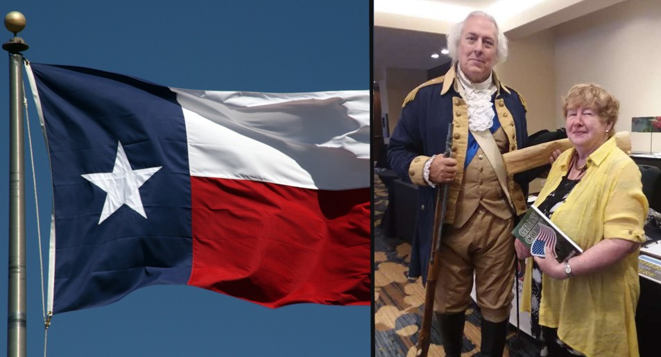 texas flag and george - Gumshoe News